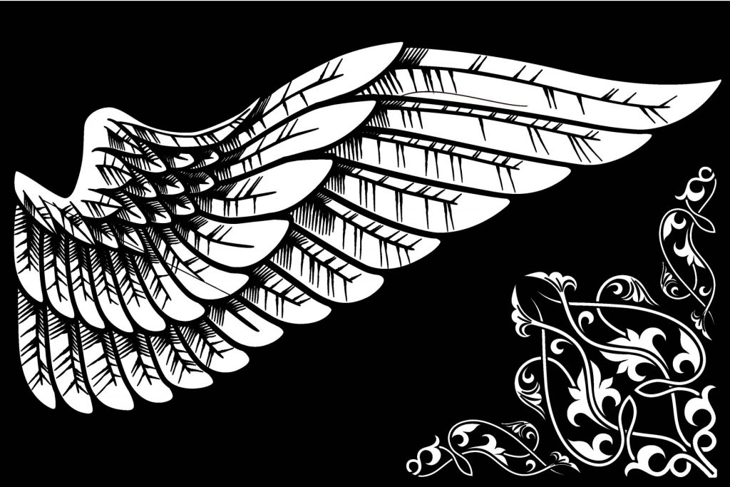 Angel Wings Whip Flag - Whip-It Flags